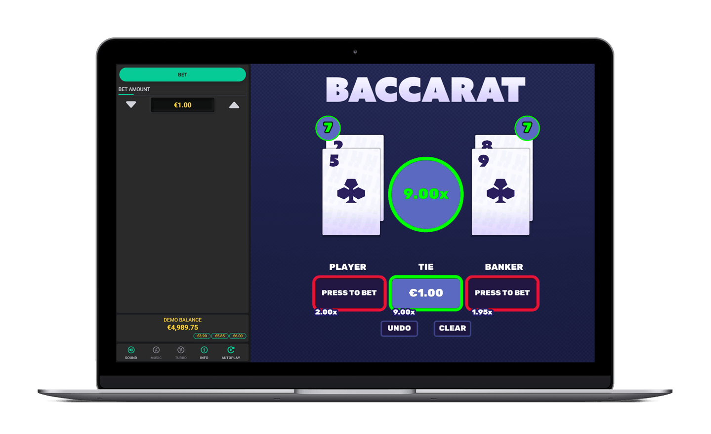 Baccarat | Hacksaw Gaming